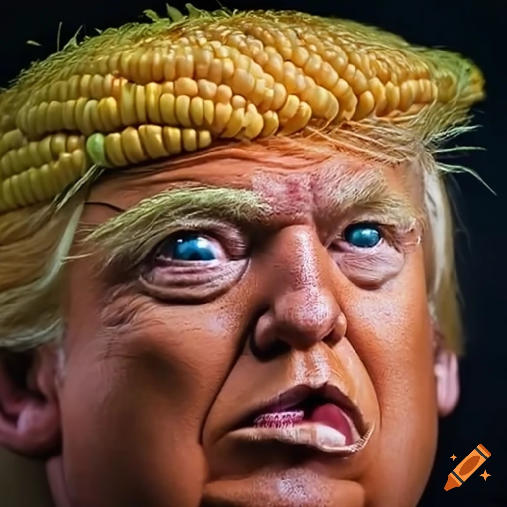 Trump enjoying a taco bowl on Craiyon