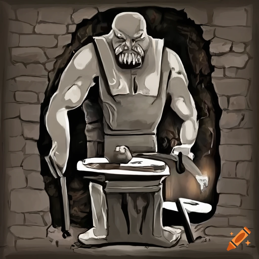 Blacksmith hammer and anvil with coins on Craiyon