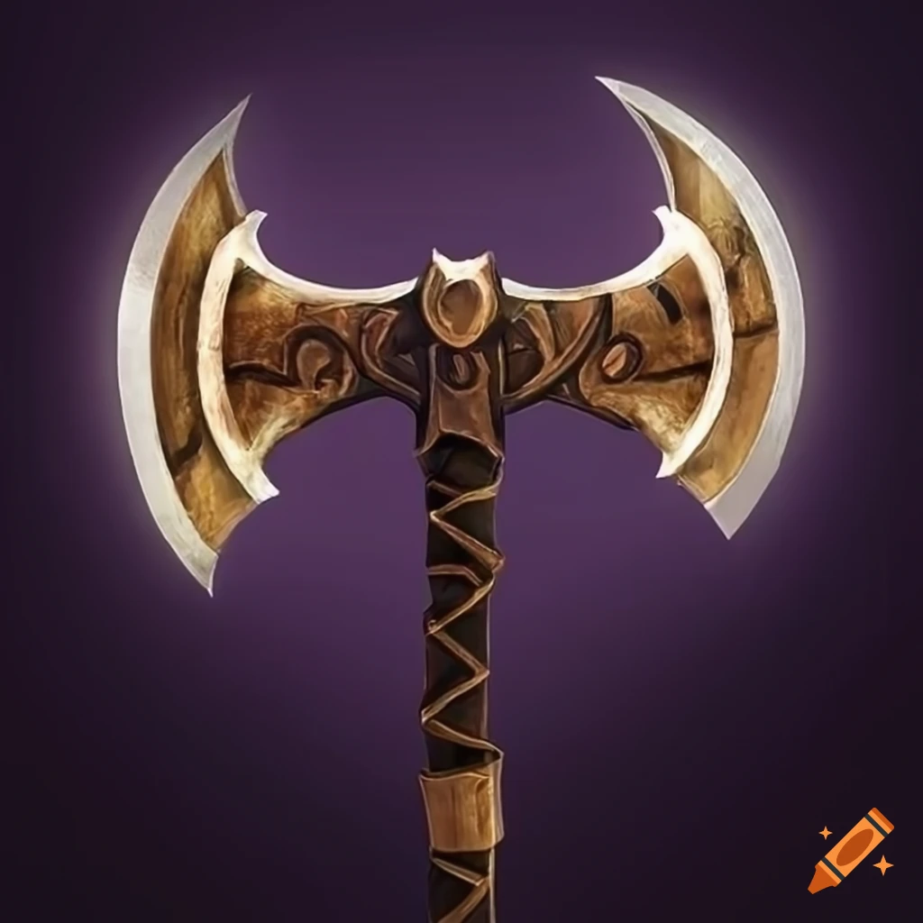Image of an arcane axe