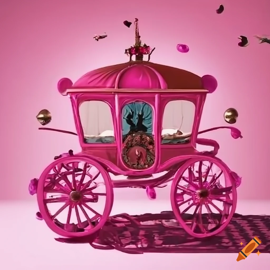 Pink carriage toy