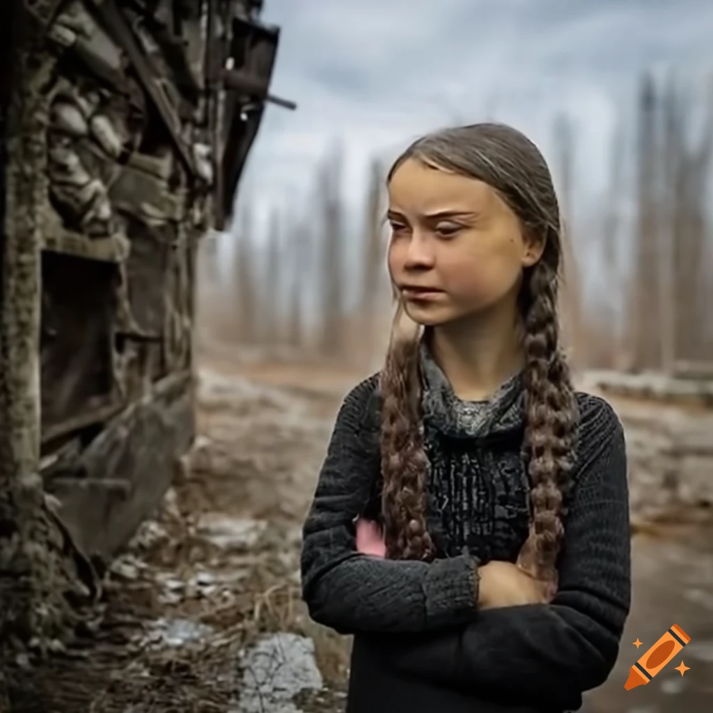 Satirical image of greta thunberg visiting chernobyl on Craiyon Satirical image of greta thunberg visiting chernobyl on Craiyon