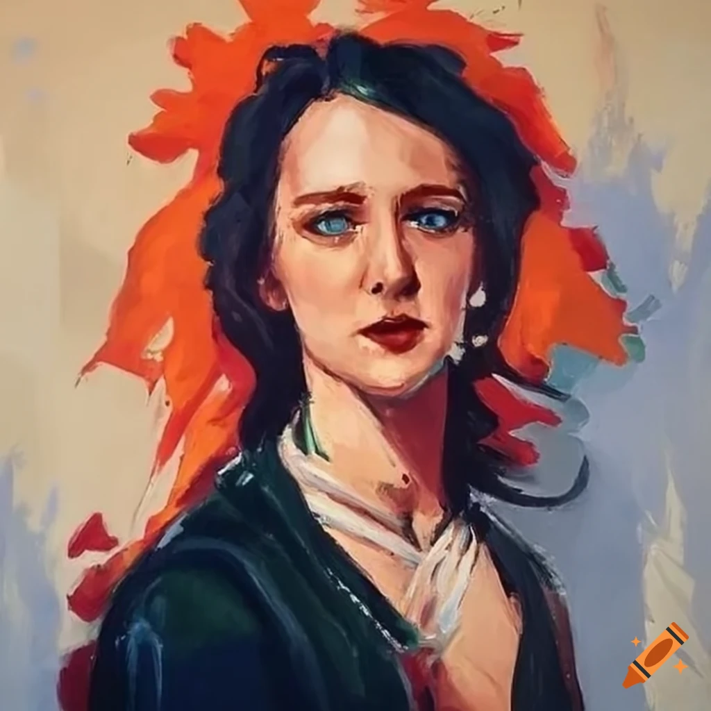 Exquisitely detailed portrait of a woman on Craiyon