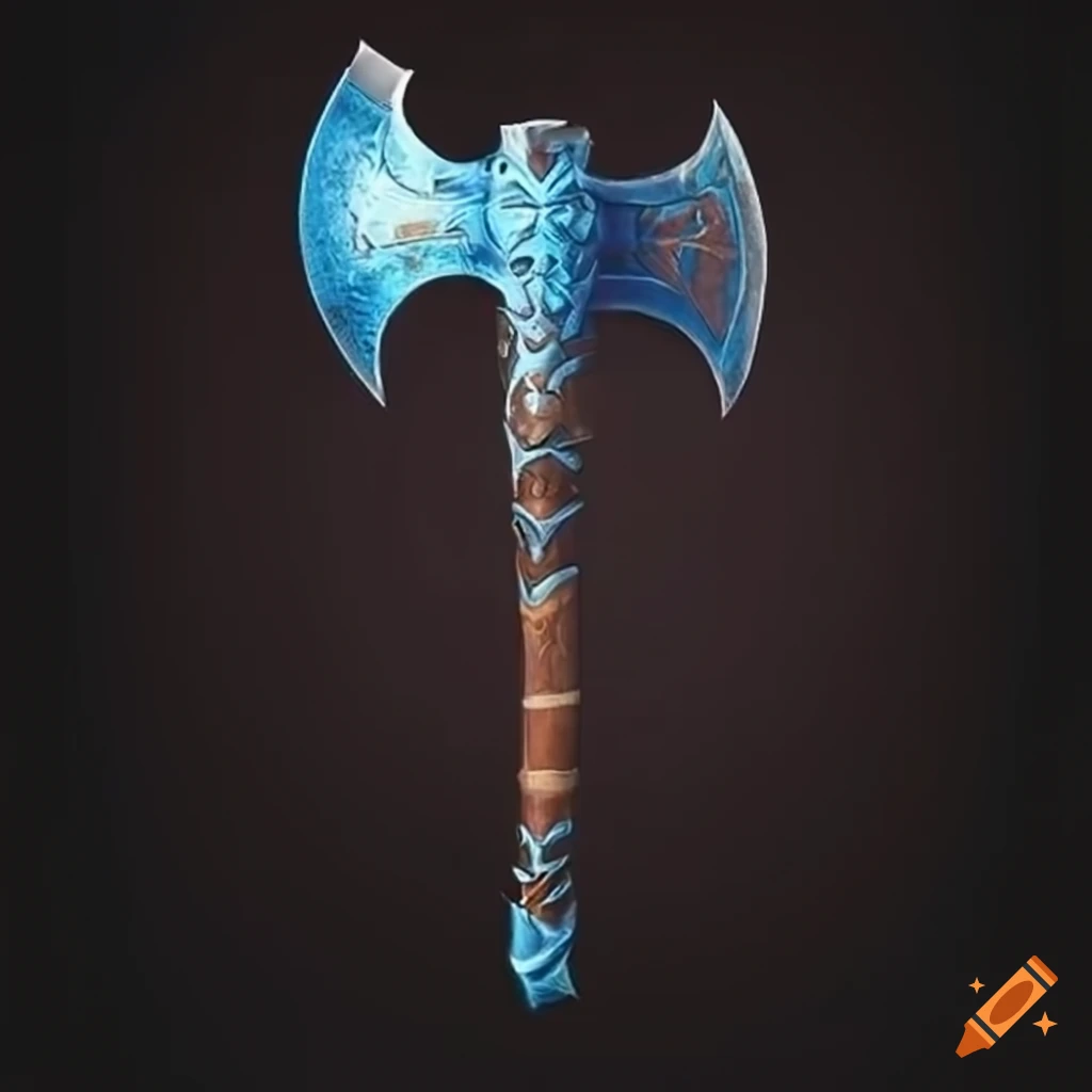 Image of a mythical axe on Craiyon