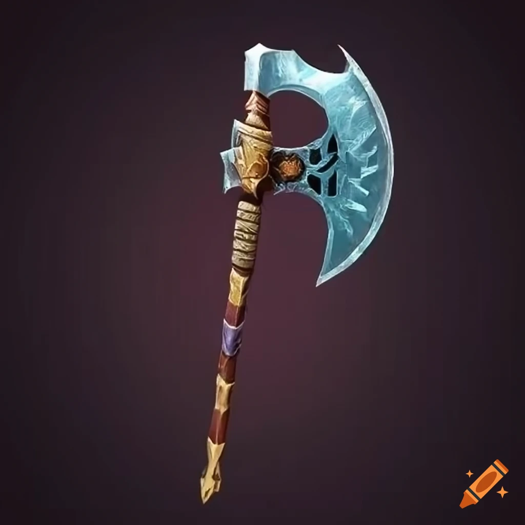 Image of a magic symmetric battle axe