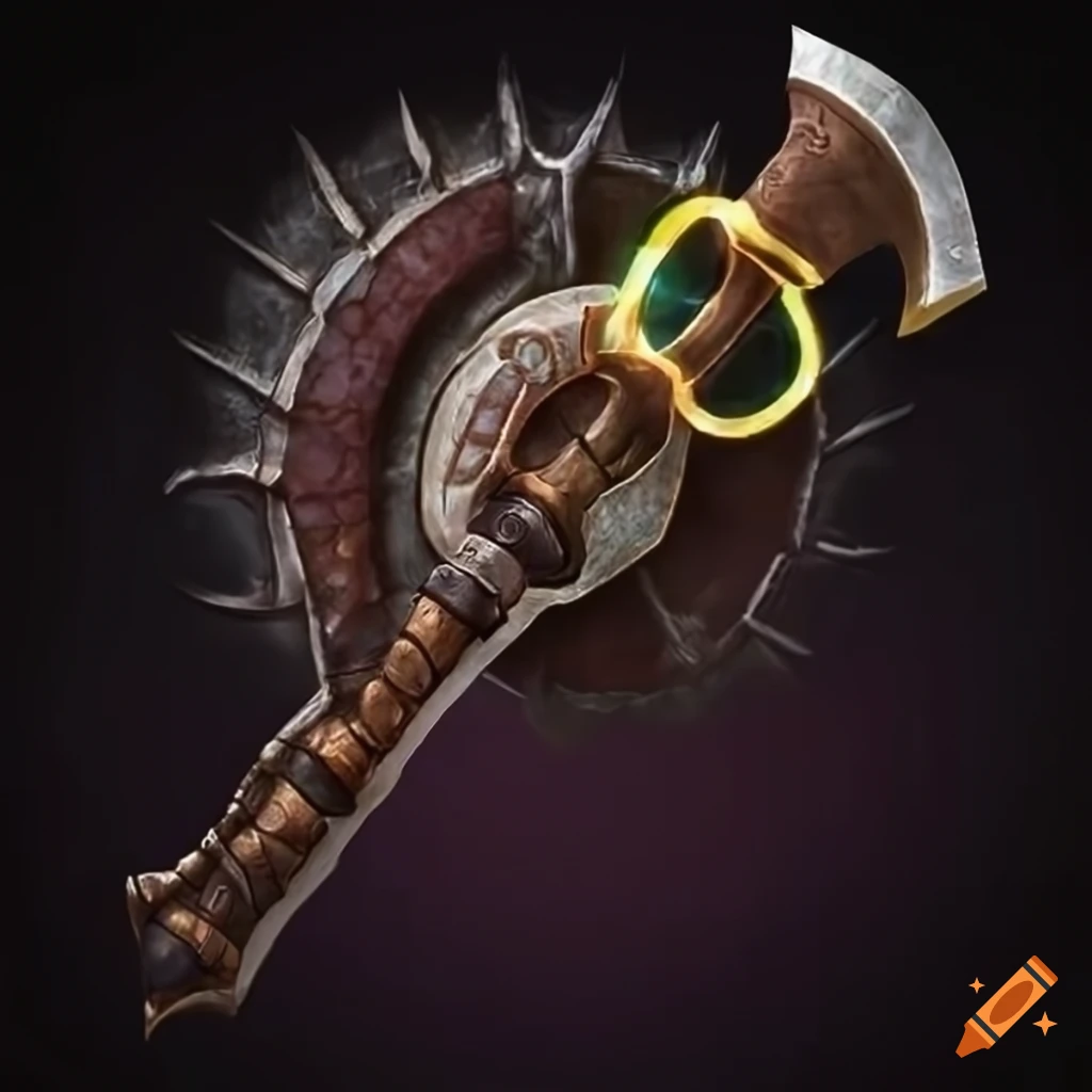 Front view of an adorned magic war belt on Craiyon