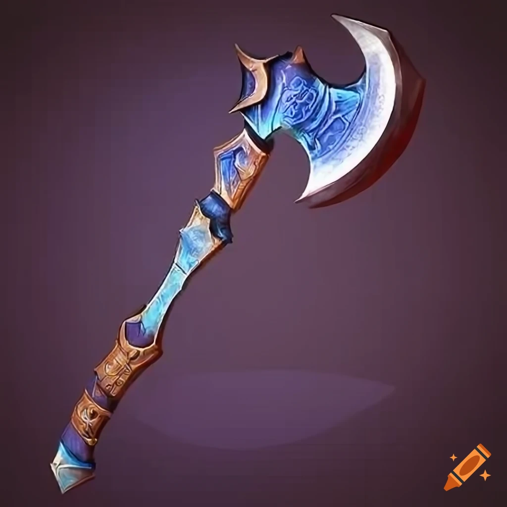 Mythic axe illustration