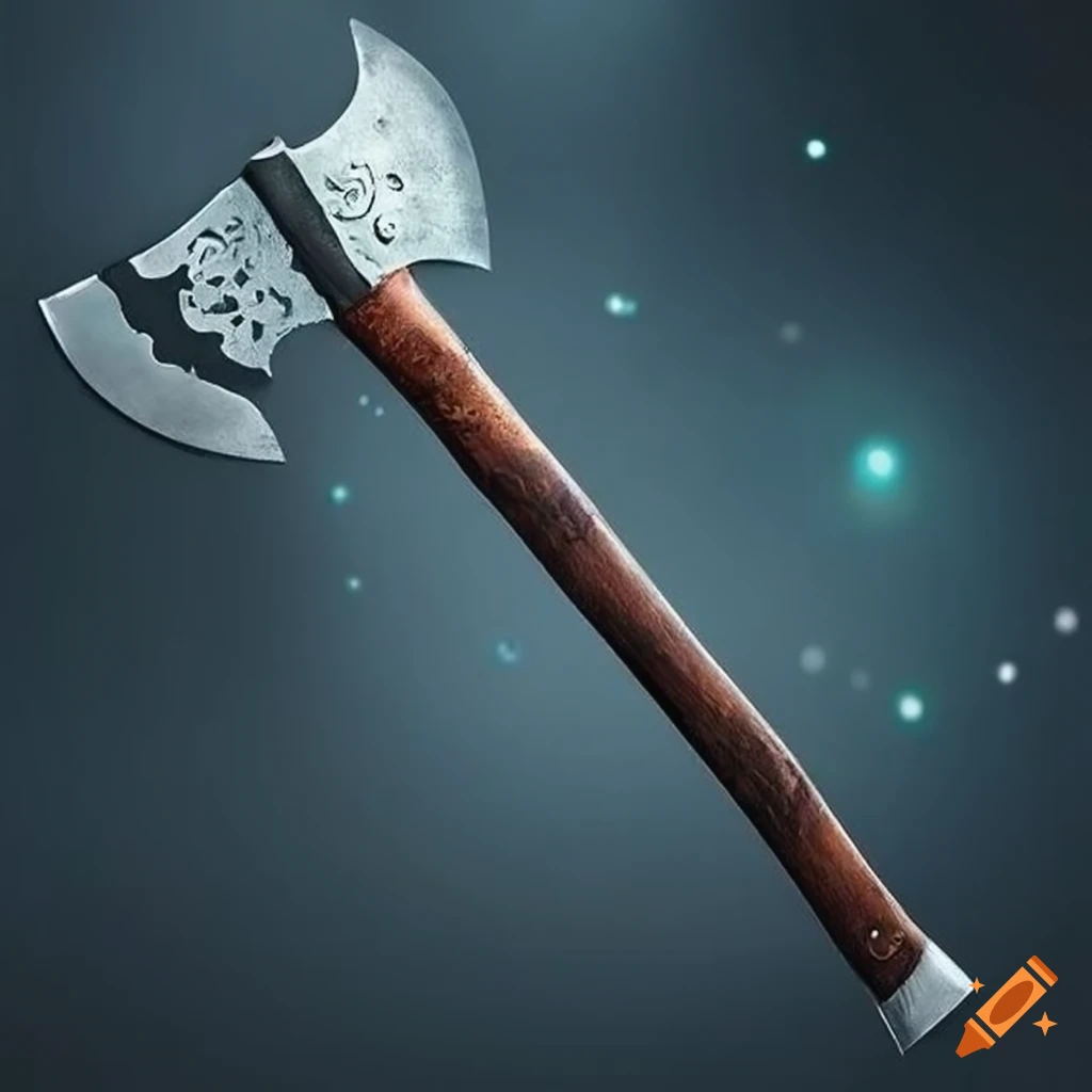 Image of a magical steel axe