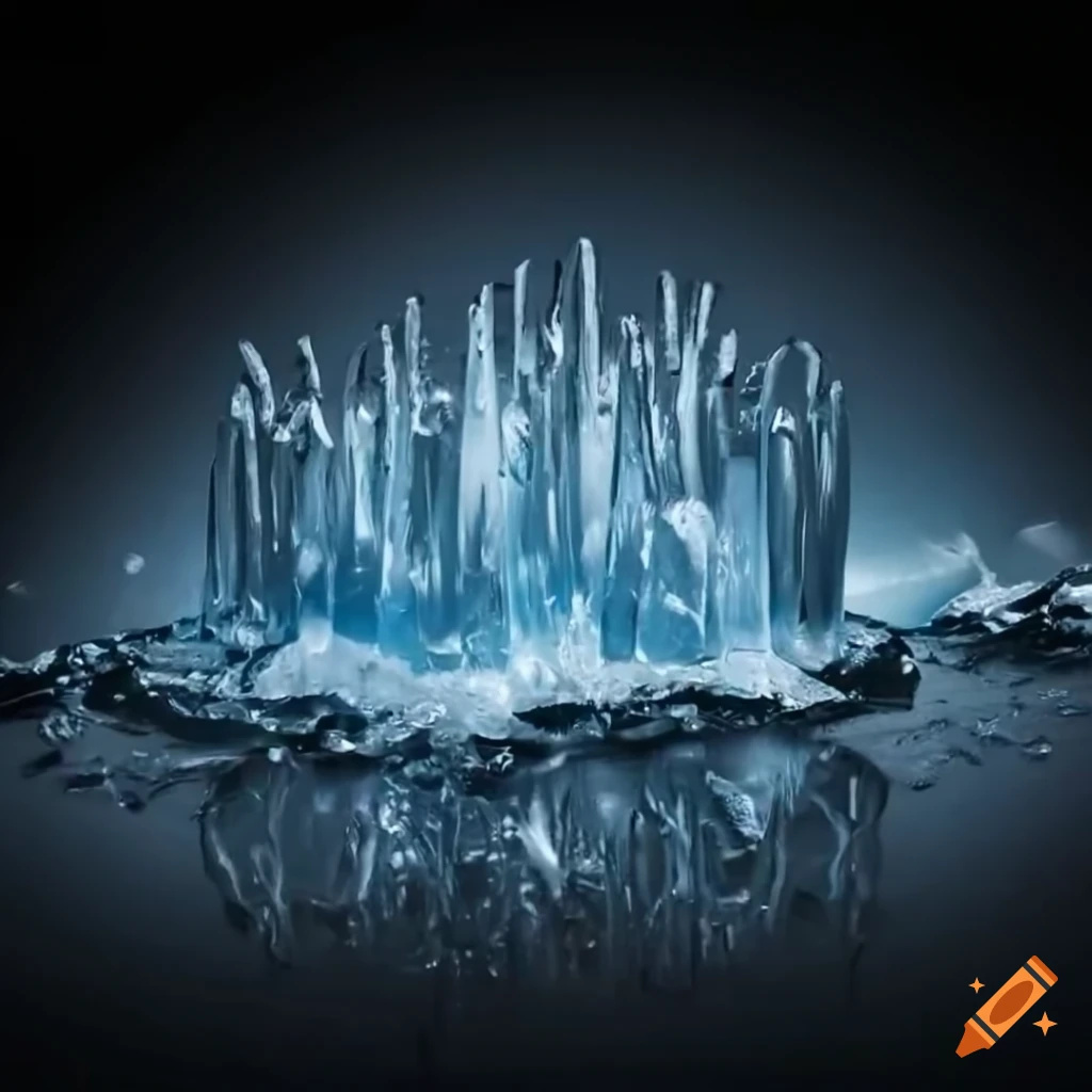 Dropping icicles on Craiyon