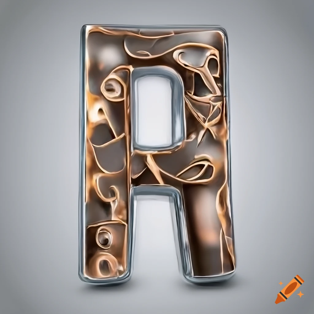 Ultra realistic glass letter A with engraved African masks on Craiyon