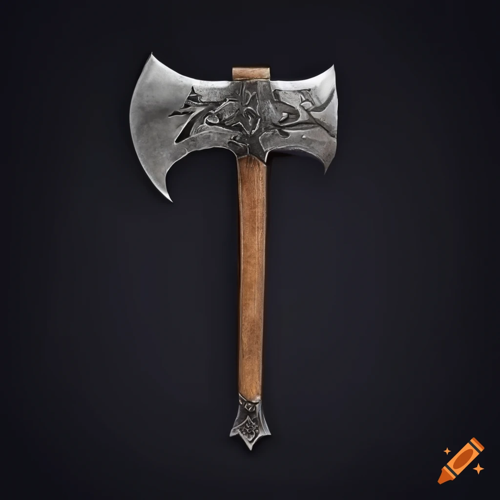 Image of an arcane steel axe