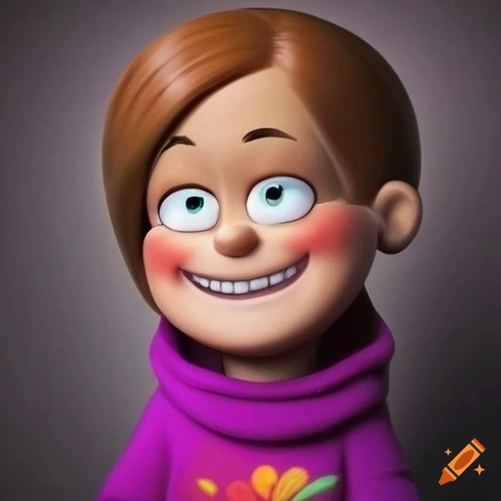 Portrait of Mabel Pines from Gravity Falls on Craiyon