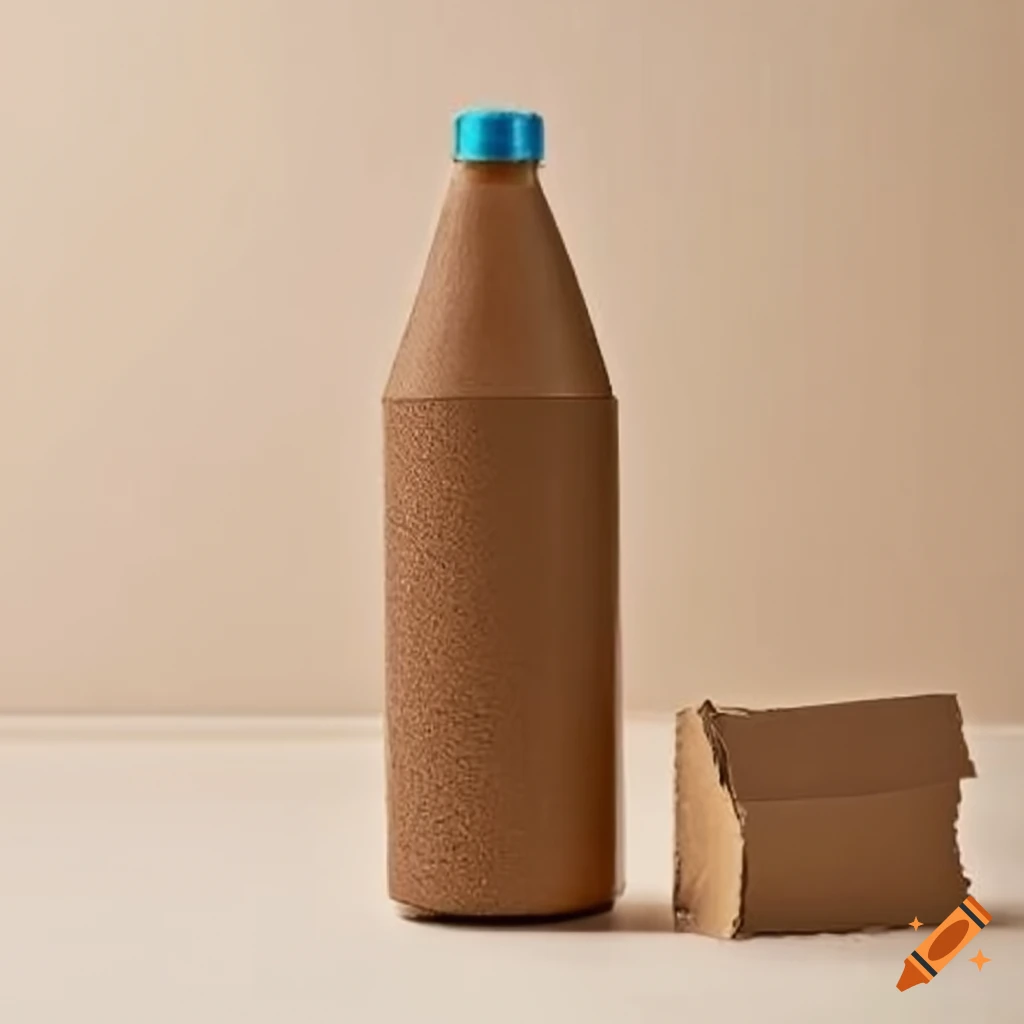 Cardboard beverage packaging on Craiyon