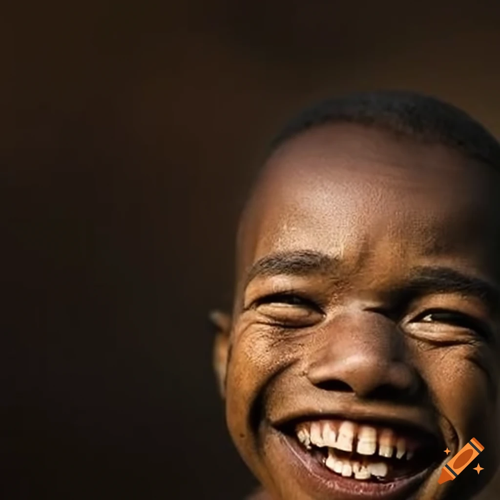 Portrait of a smiling man on Craiyon