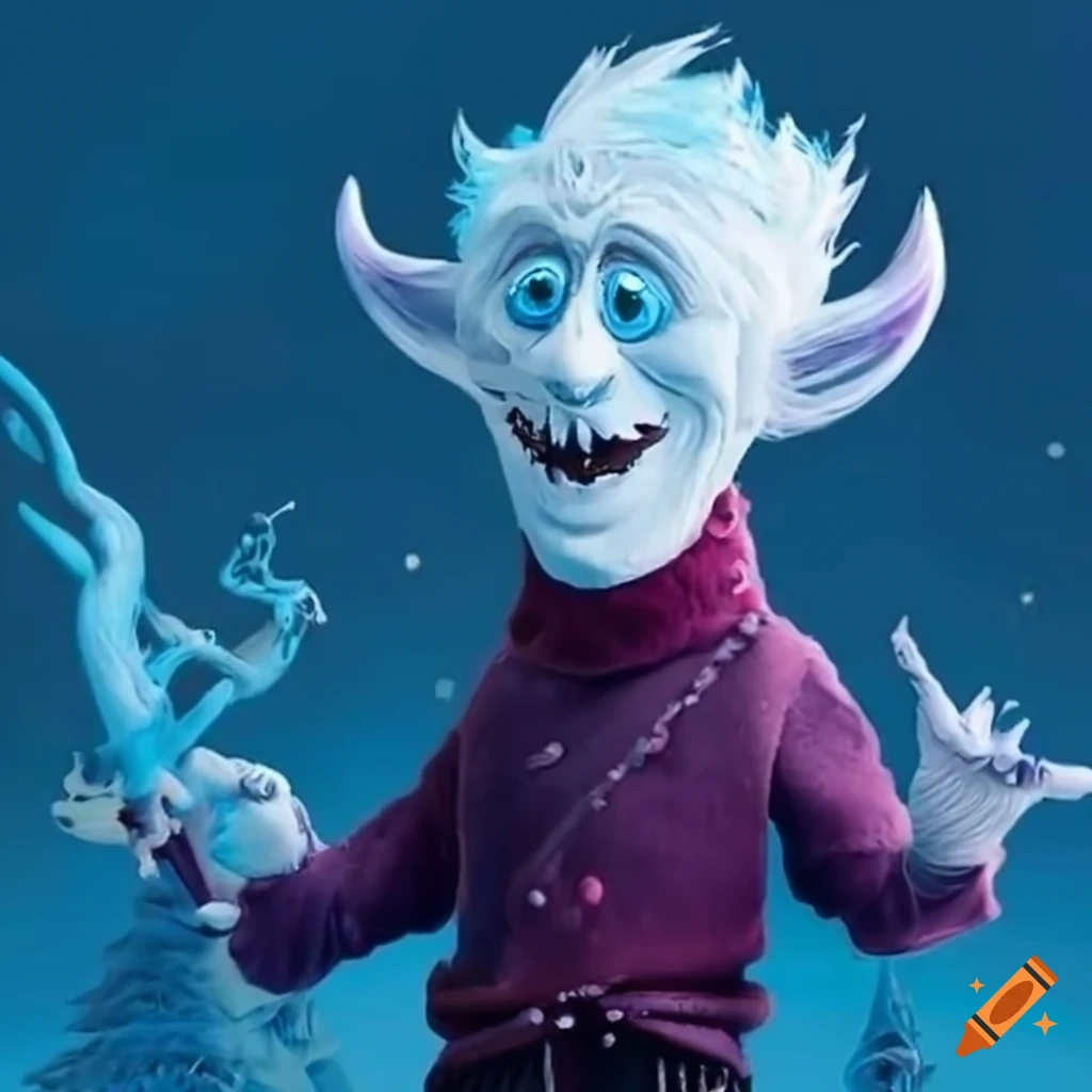 Image of snow miser character on Craiyon