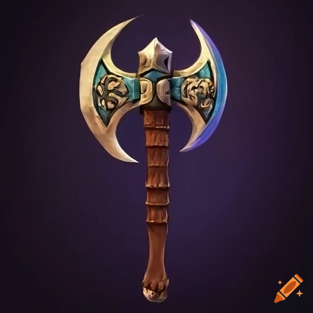 Magic master halberd on Craiyon