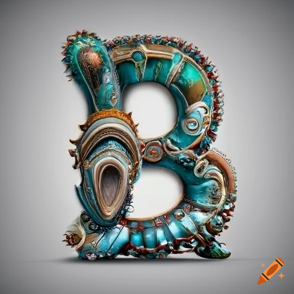 The letter 'b' on Craiyon