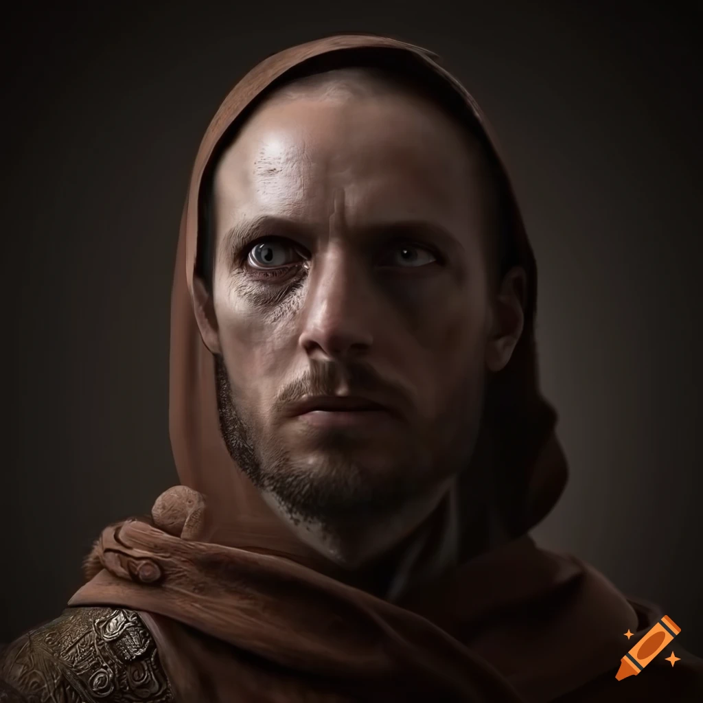Photorealistic portrait of a medieval noble