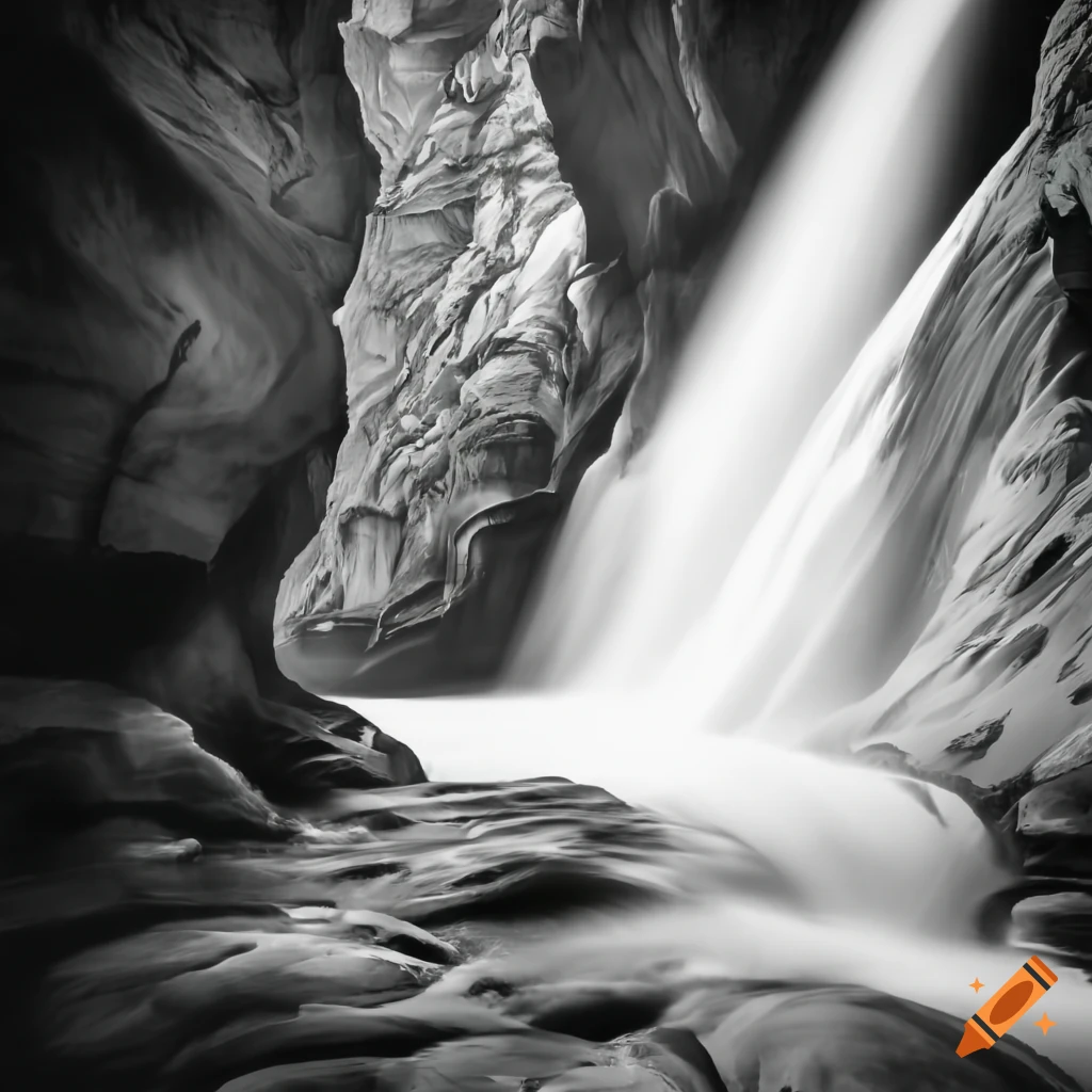 Canyoning adventure in Savoie on Craiyon