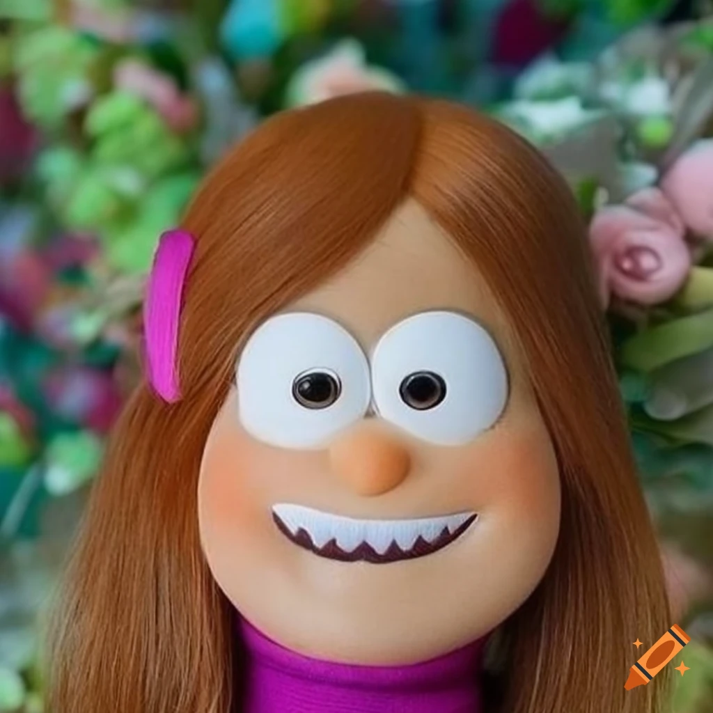 Mabel pines transforming into a robot on Craiyon