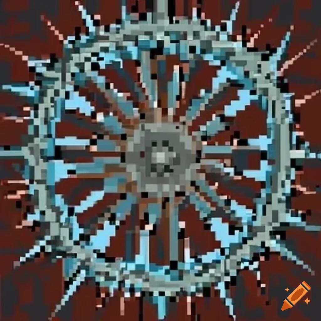 Pixel art of a detailed dandelion inspired by stardew valley super ...