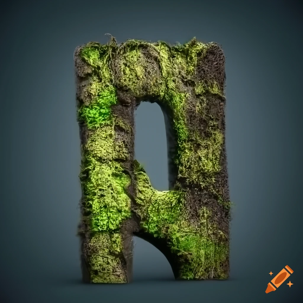 Ultra realistic african-themed letter 'a'