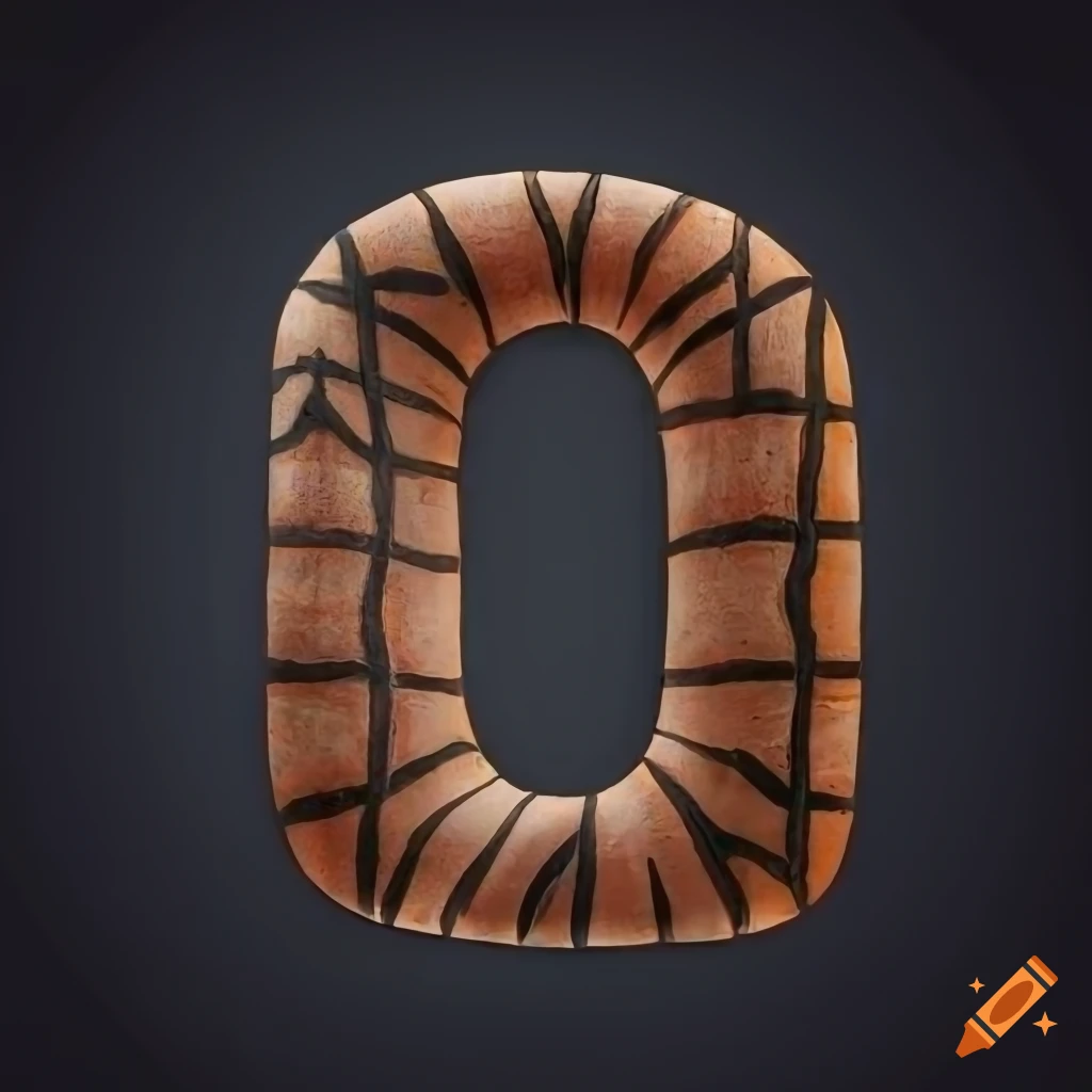 Ultra realistic letter "A" with African folk motifs on Craiyon