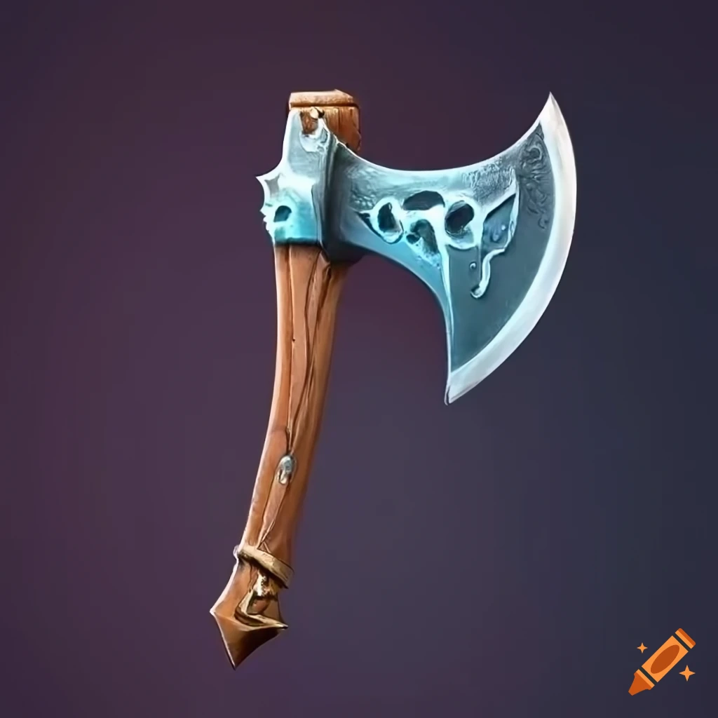 Image of an arcane steel axe