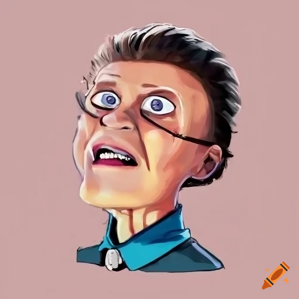 Professional meme cartoon