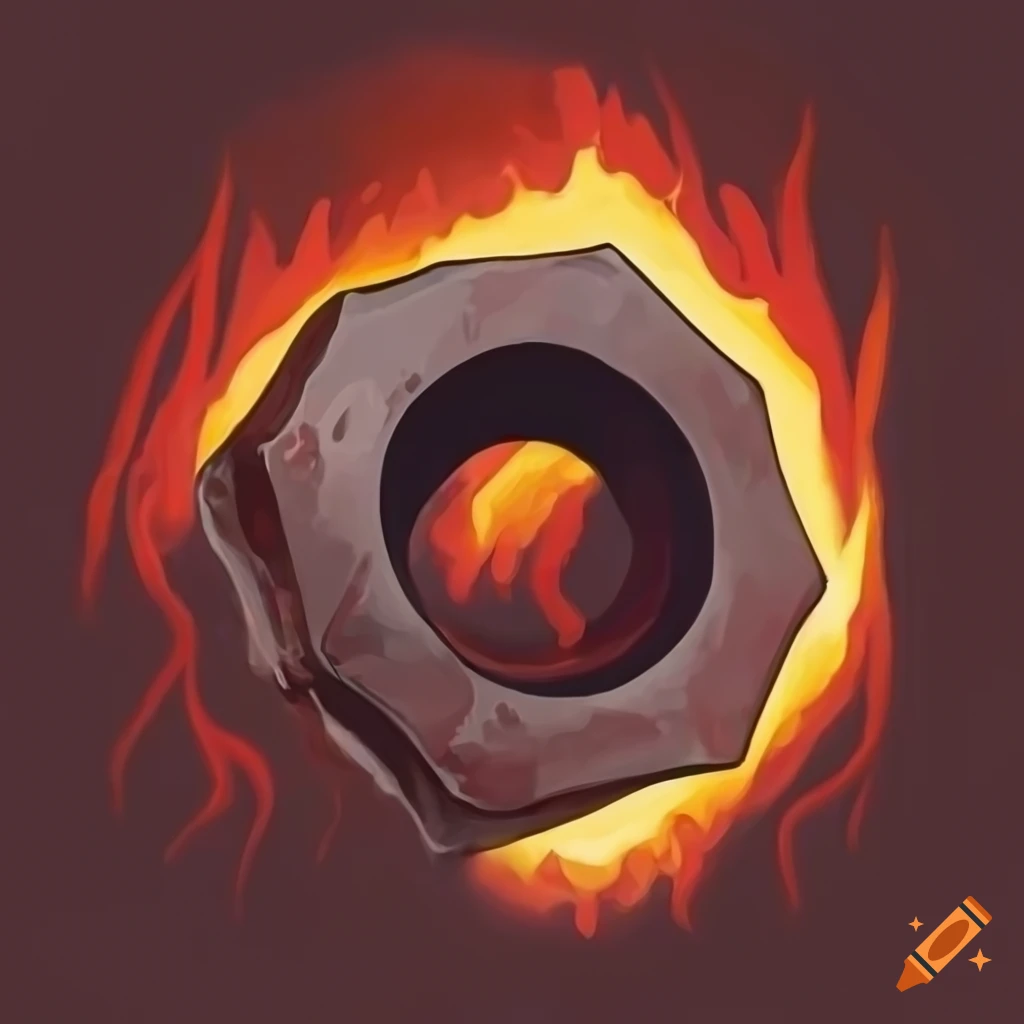 White fireball in dnd art style on Craiyon