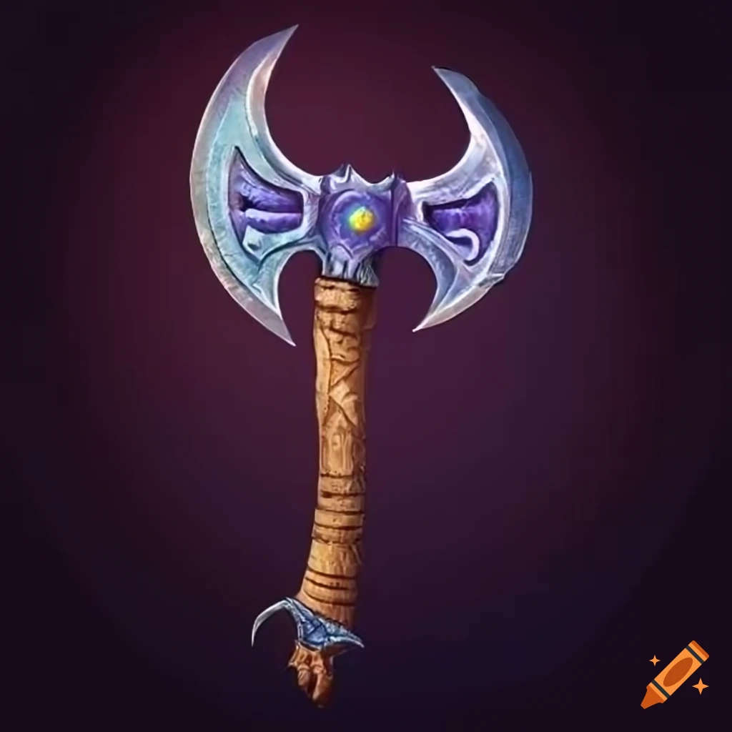 Mythic axe illustration