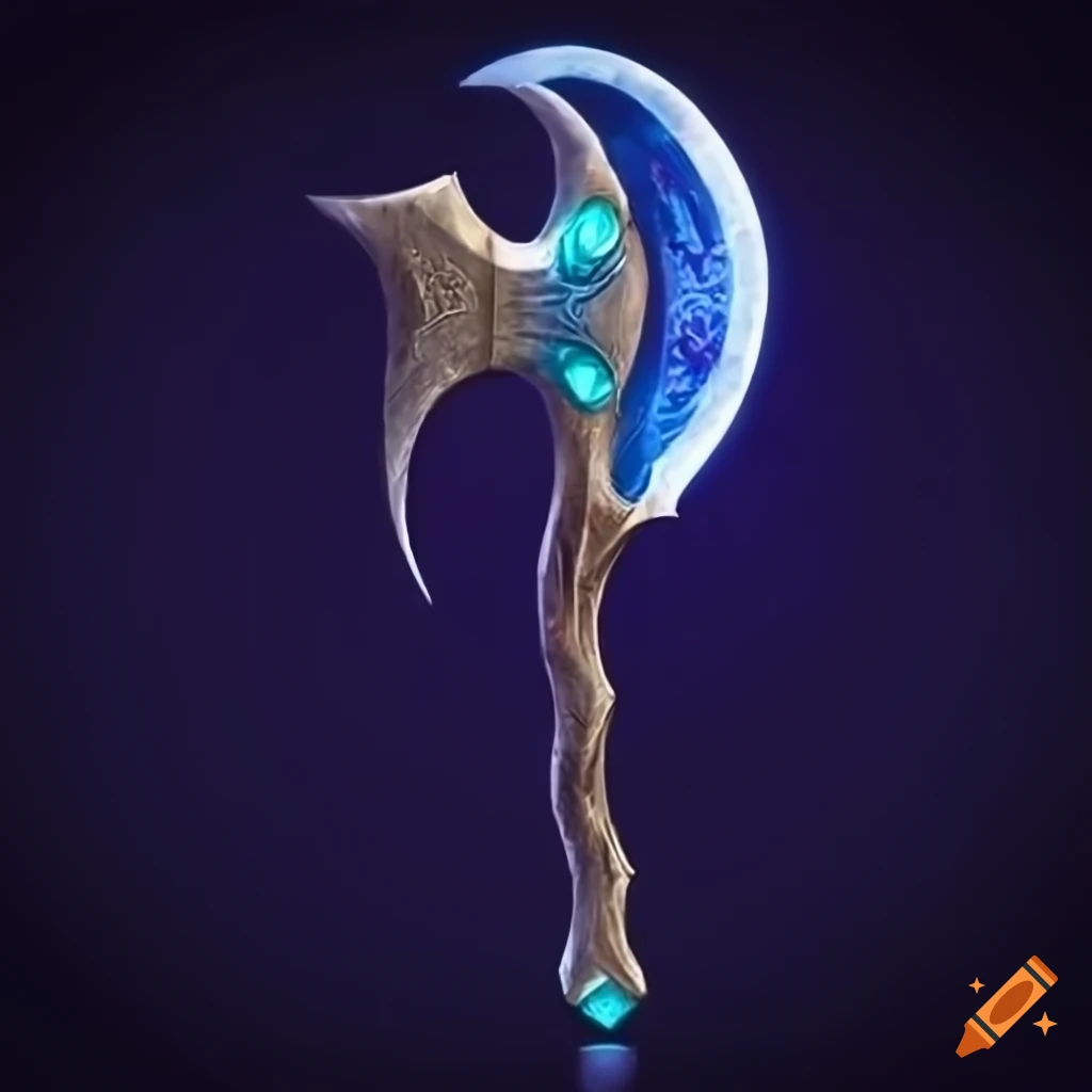 Magic master halberd on Craiyon