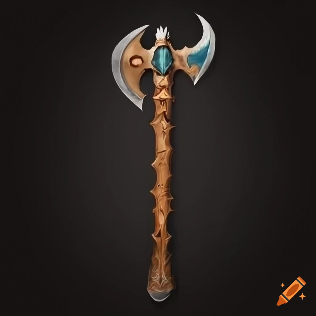 Mythic axe illustration
