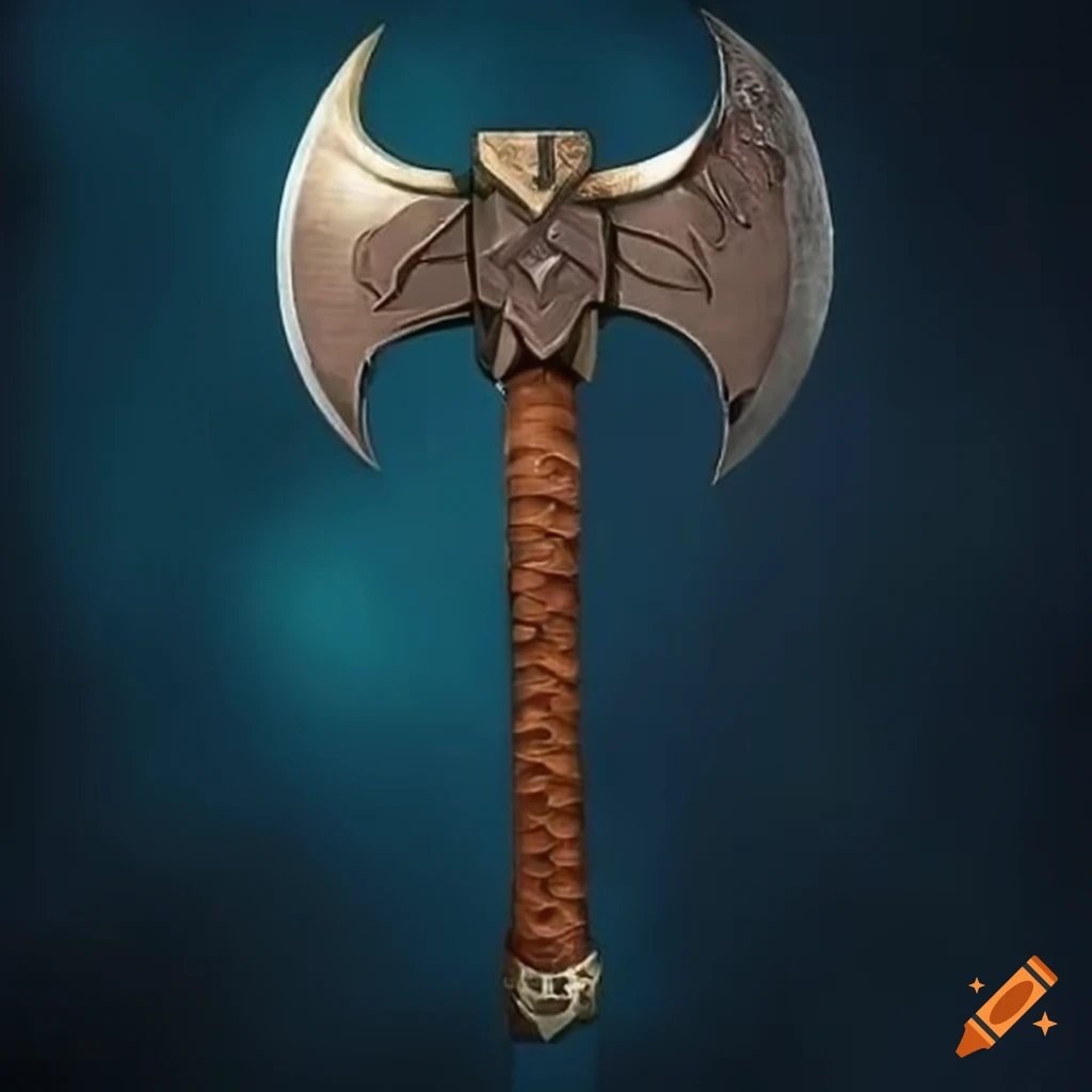 Image of an arcane axe