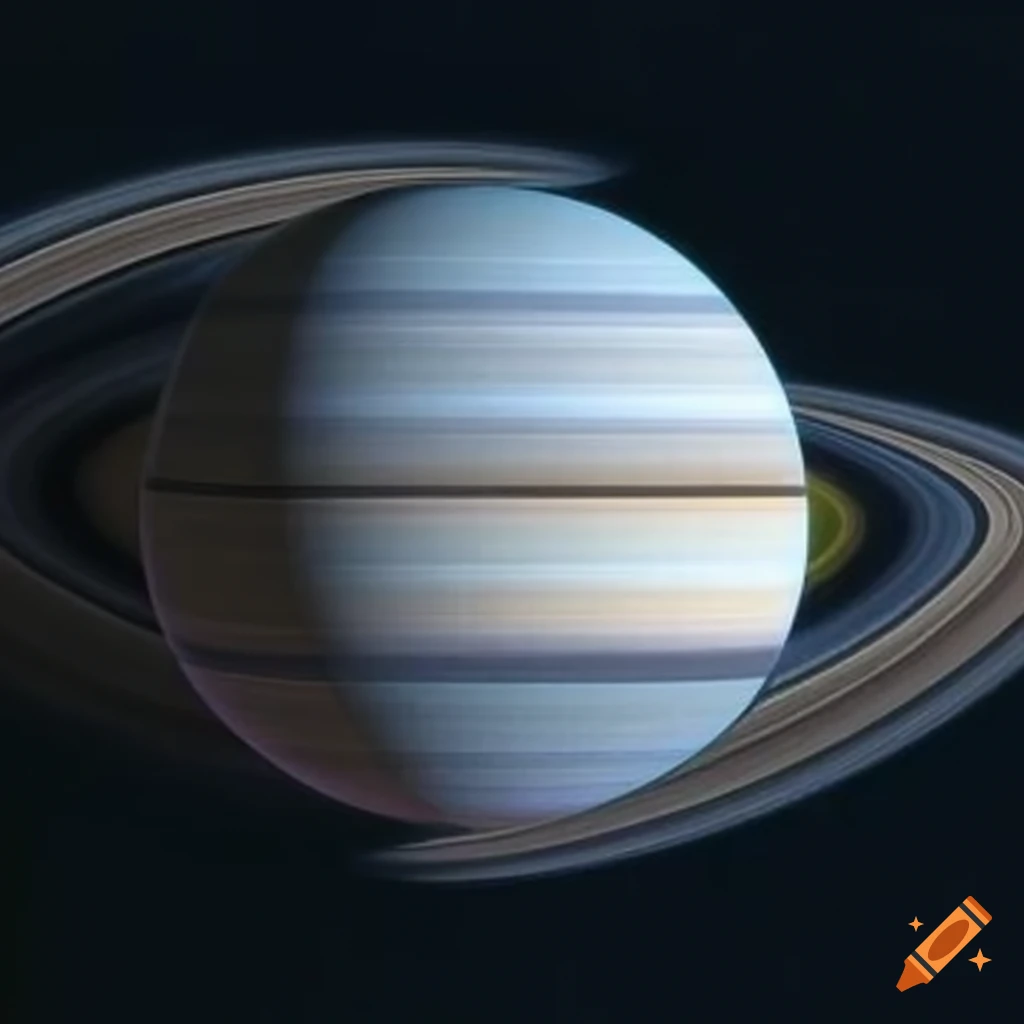 Saturn's disappearing rings on Craiyon