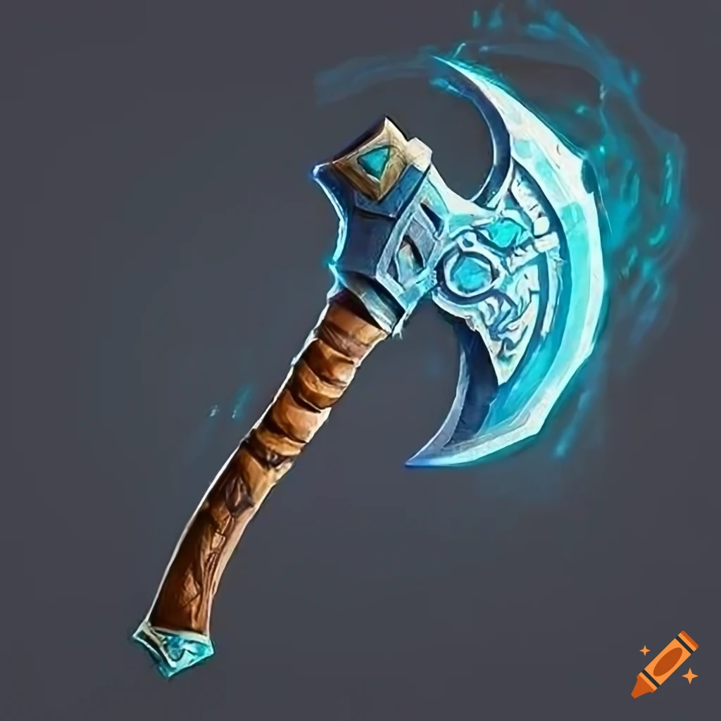 Image of an arcane axe