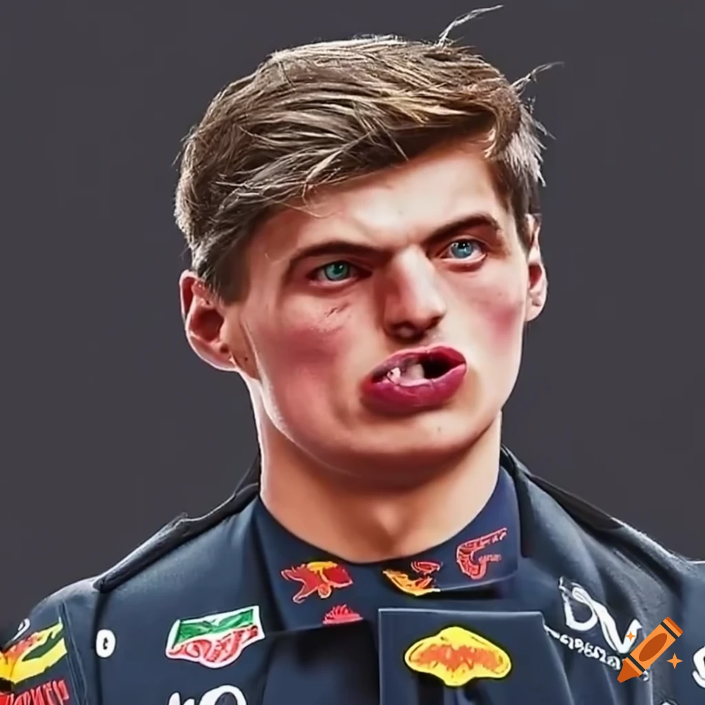 Photo of max verstappen in motorsports on Craiyon