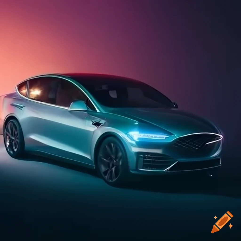 Concept car blending tesla model x and genesis g80