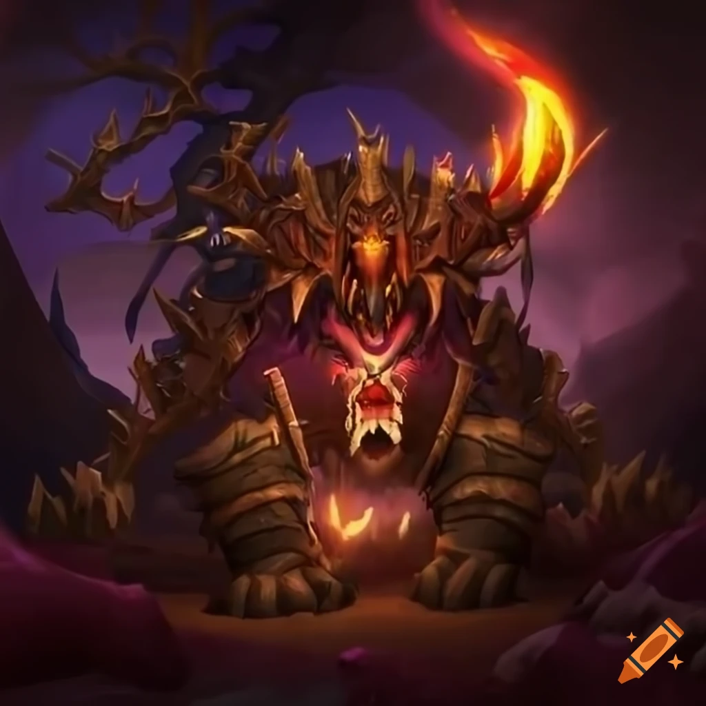 Horde feral druid world of warcraft on Craiyon