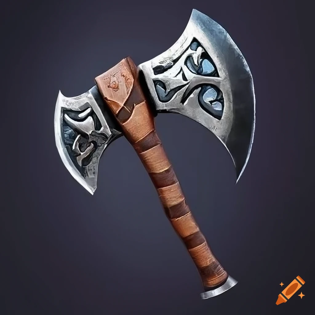 Arcane axe on Craiyon