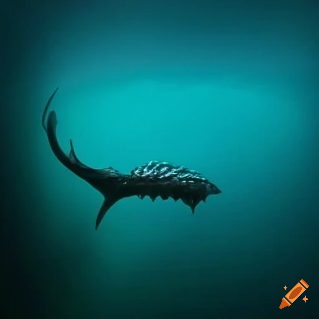 Conceptual art of fishbone swimming
