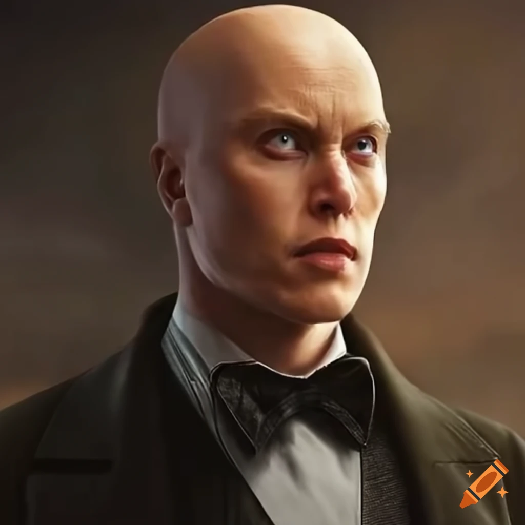 Elon musk as lex luthor on Craiyon