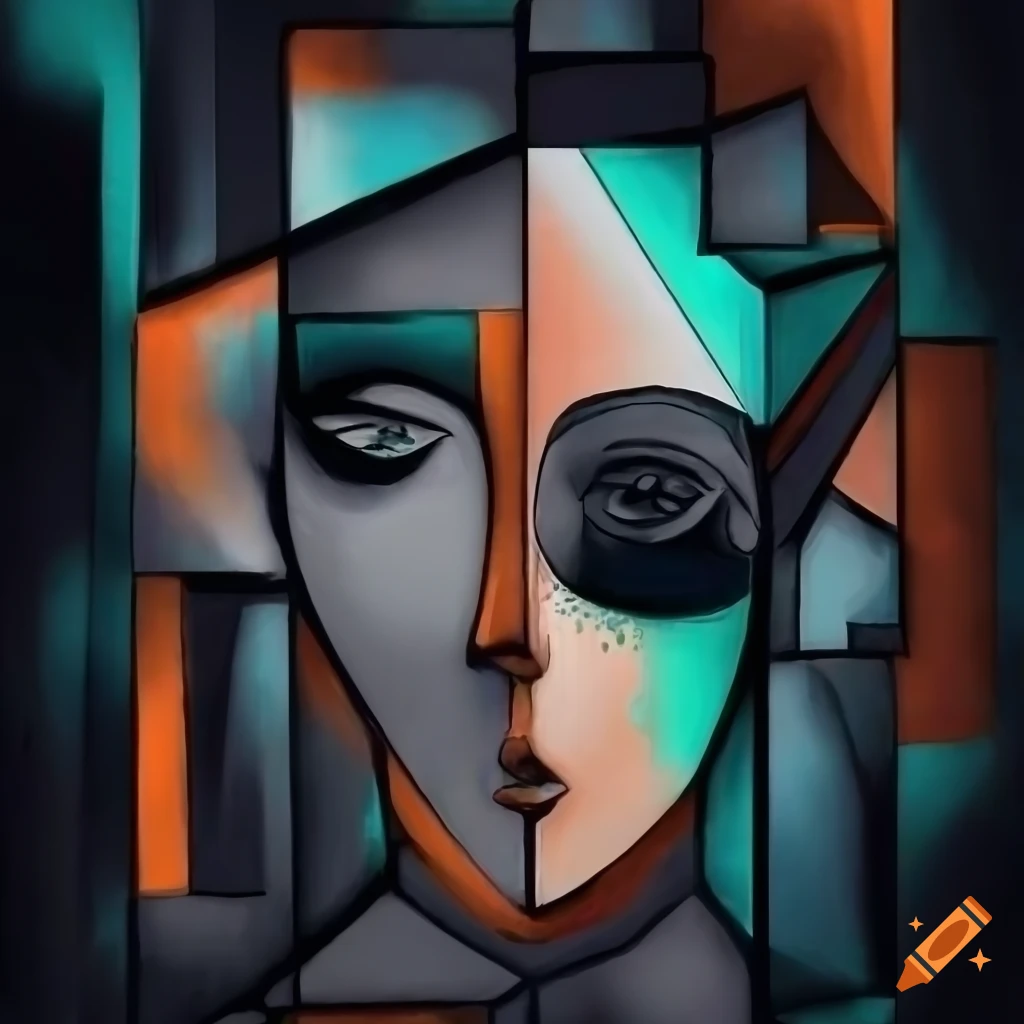 Black and white expressionist surrealist artwork