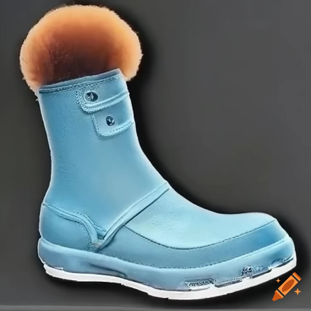 Bob ross-themed shoe design