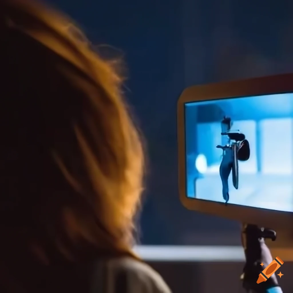 Group of students collaborating on a design project in a studio on Craiyon