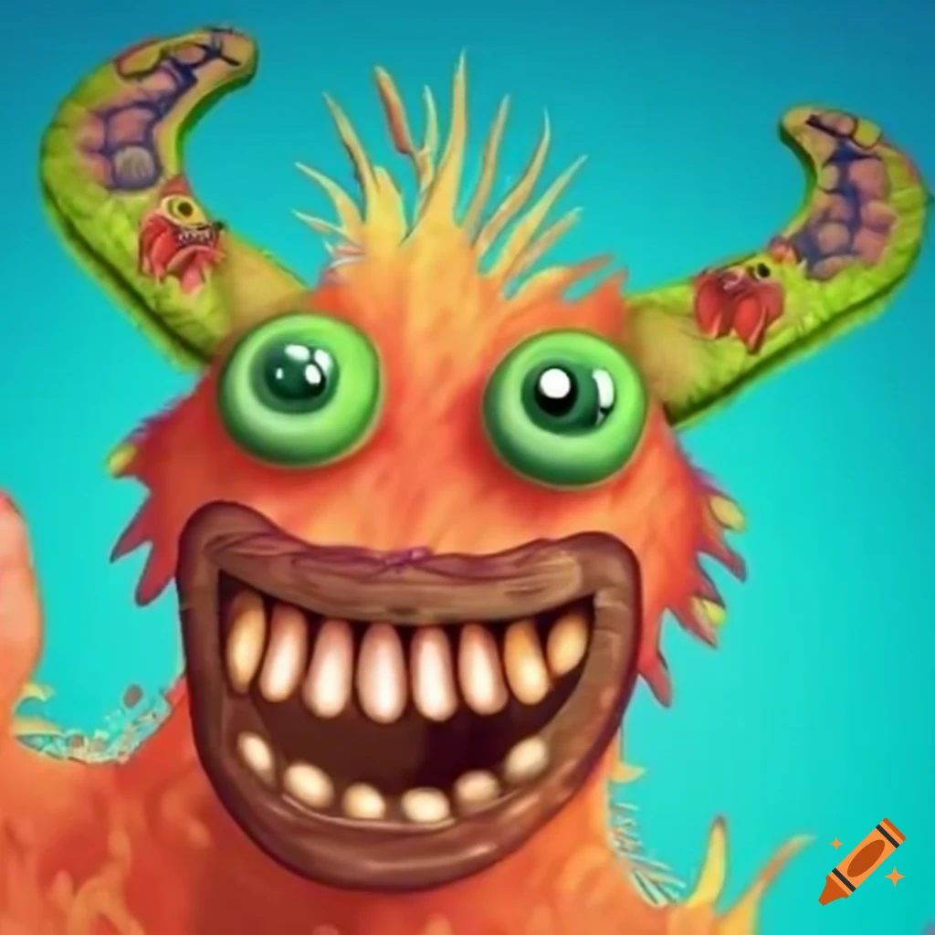Tropical ukulele creature from My Singing Monsters on Craiyon