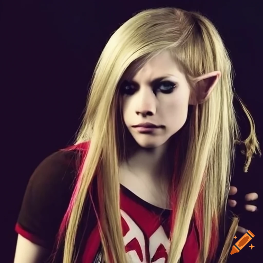 Avril lavigne as an rpg elf character