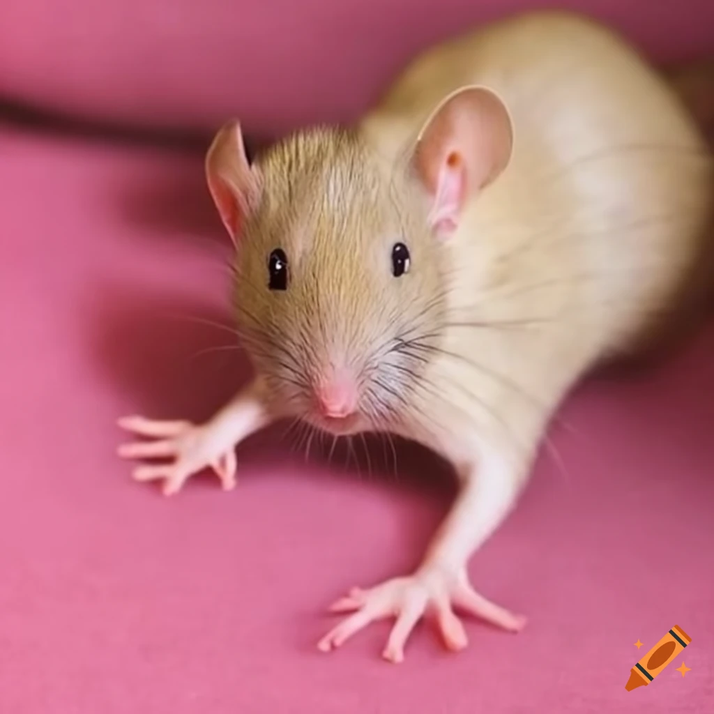 Image of a rat with human-like legs on Craiyon