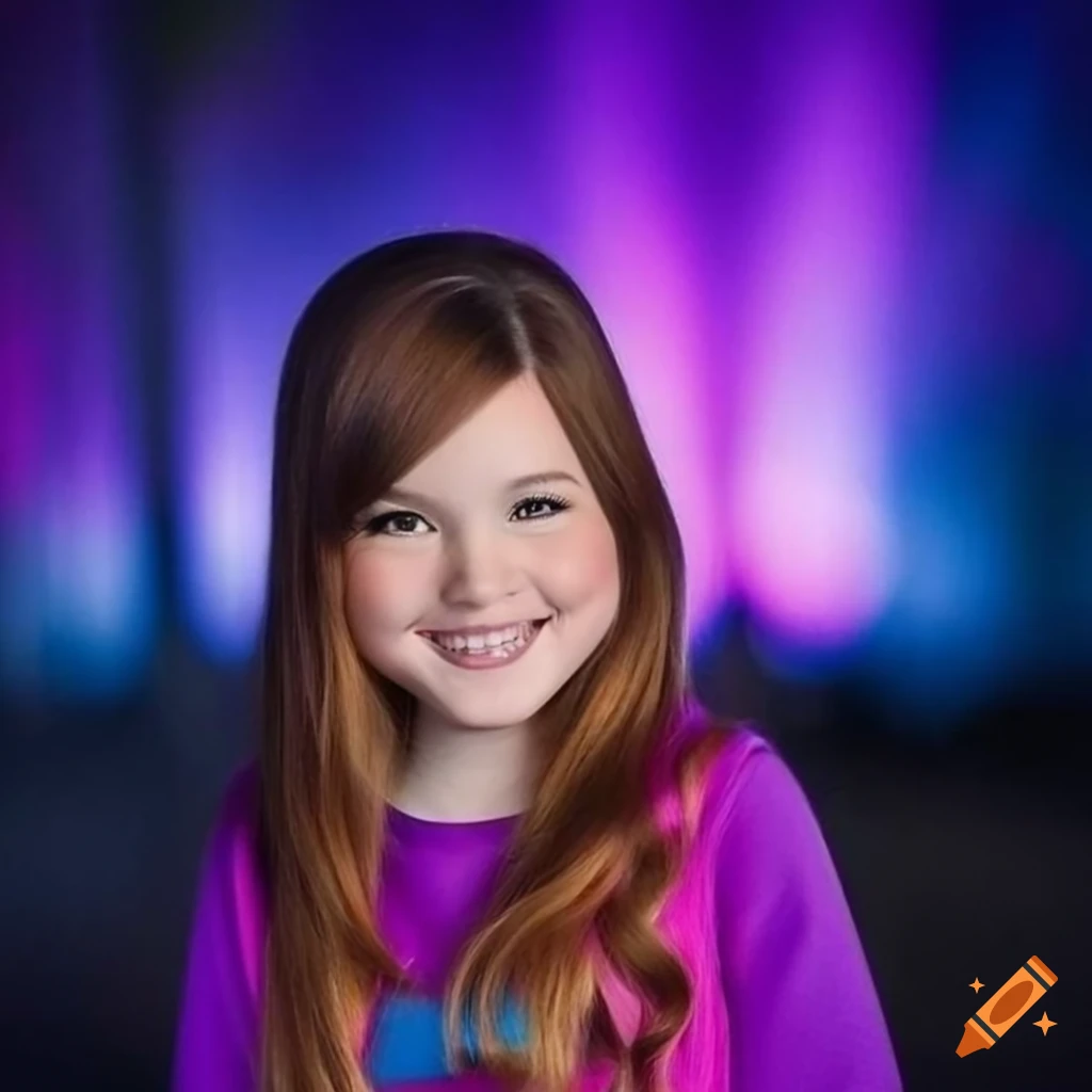 Detailed portrait of mabel pines from gravity falls on Craiyon