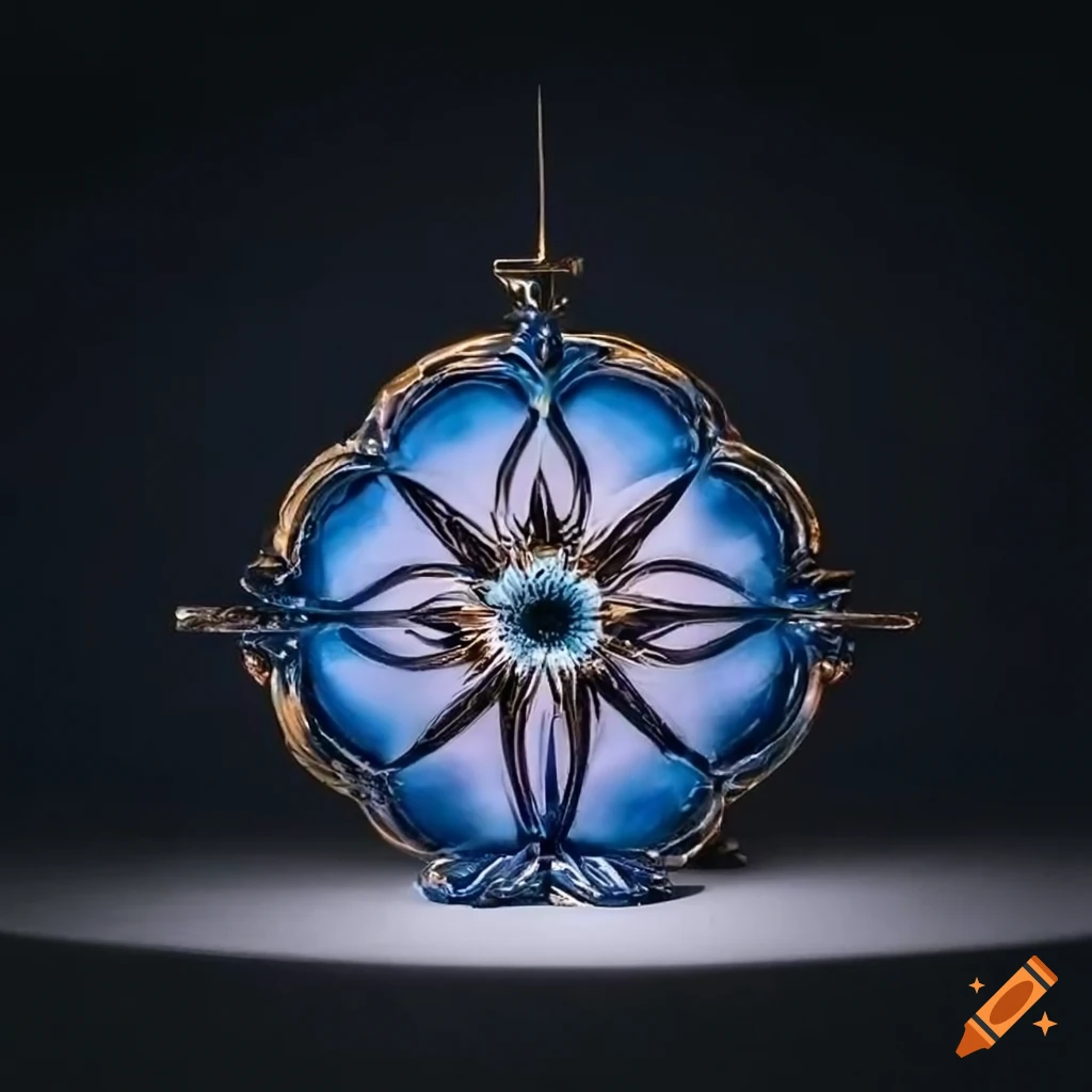 Unique decorative center piece with cork, glass, and Portuguese tile on ...