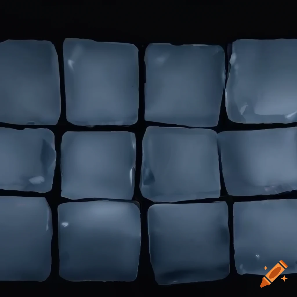 2D ice wall in a video game on Craiyon